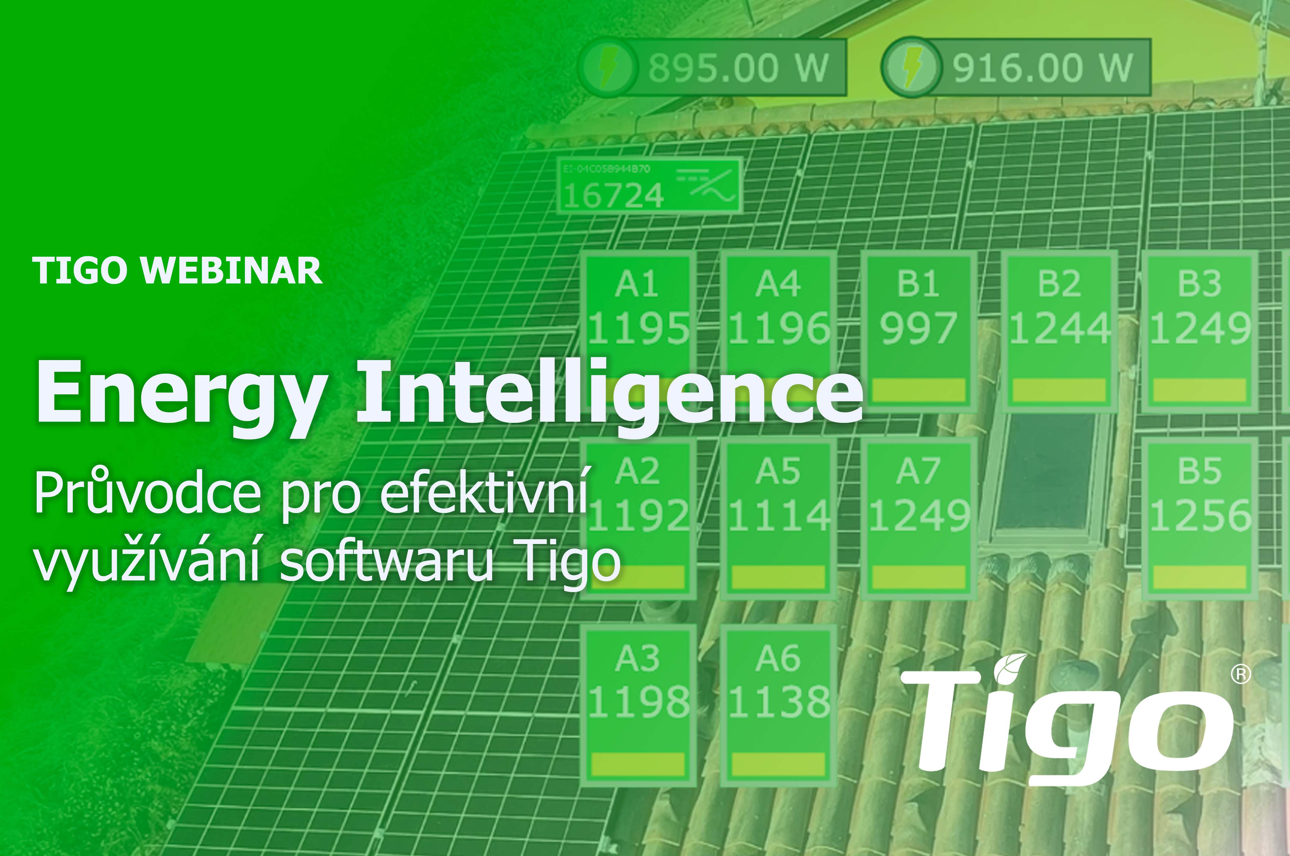 Webinar: Energy Intelligence: průvodce pro efektivní využívání softwaru Tigo | Tigo Energy